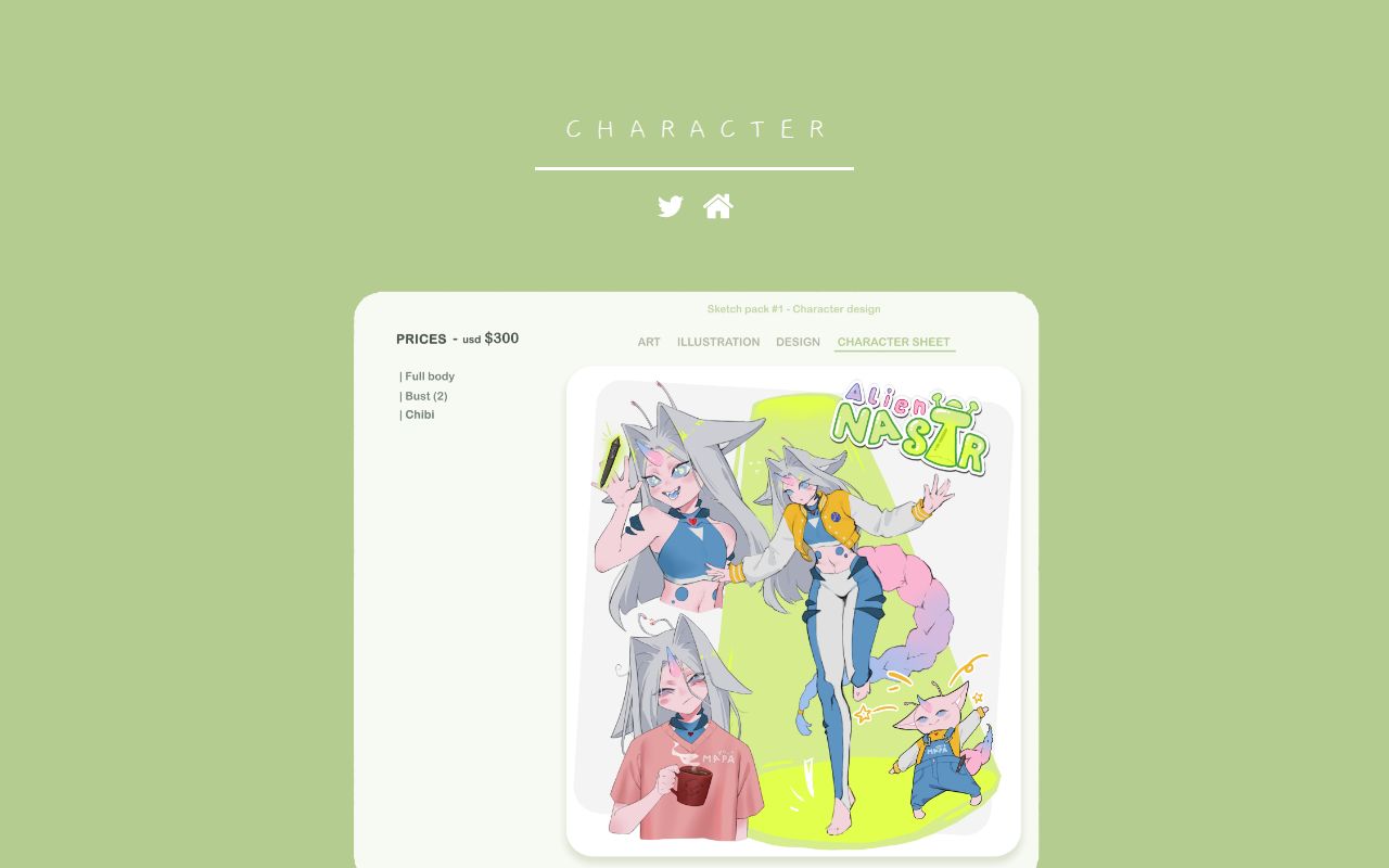 CharacterDesign - Price